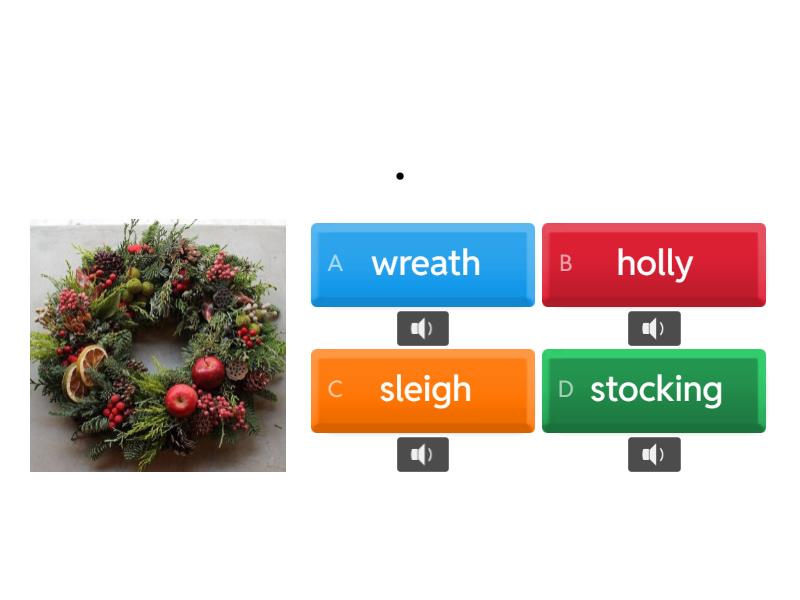 Christmas Vocabulary - Quiz