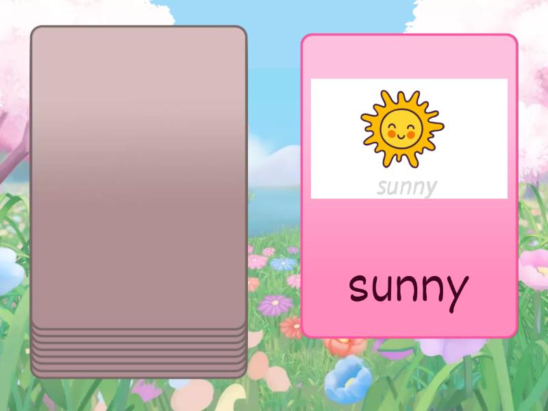 Weather - Speaking cards