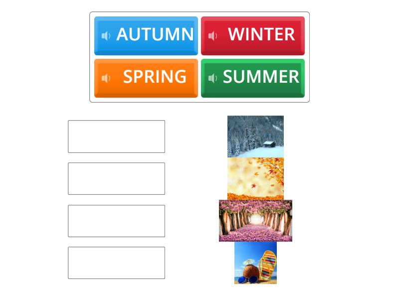 The four seasons - Match up