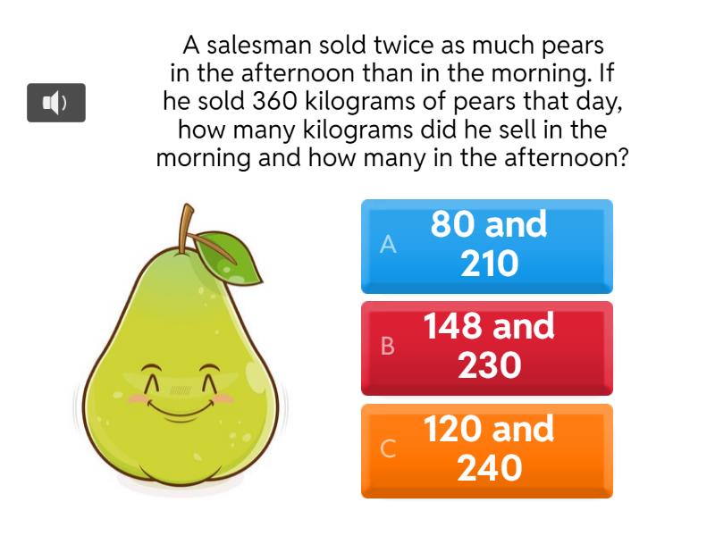 Mixed Math Word Problems Practice - Quiz