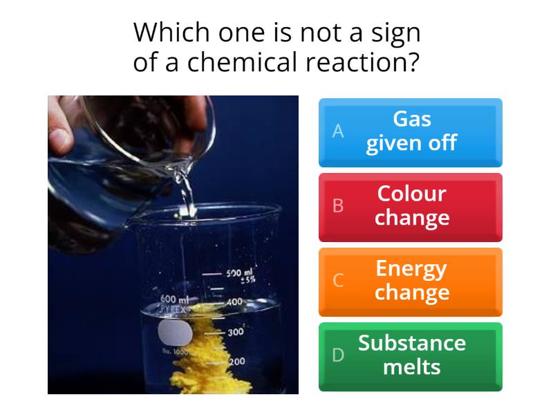 2,4 Chemical Reactions - Quiz