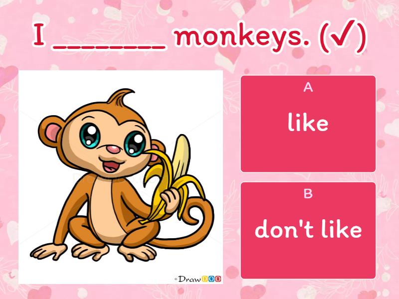 I LIKE - I DON'T LIKE - Quiz