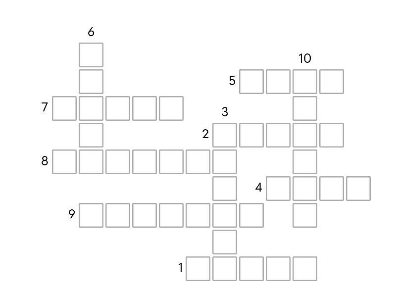 Level 7 Lesson 2 Word Search - Crossword