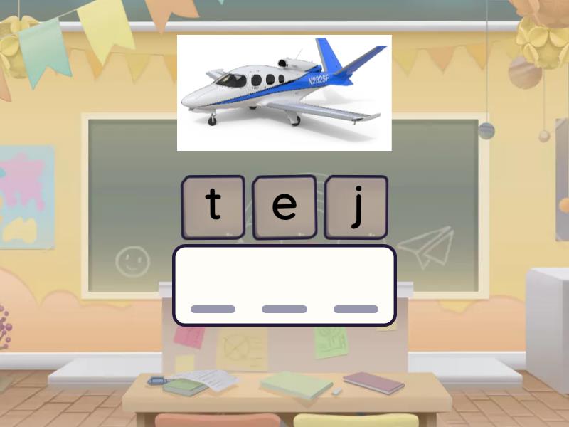 Phonics U3: et, ed, en - Anagram