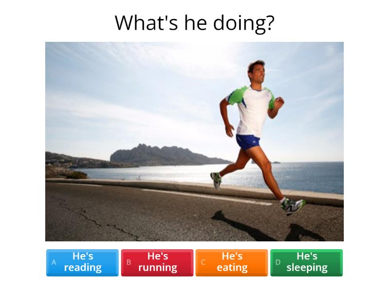 What are they doing? What's he/she doing? - Quiz