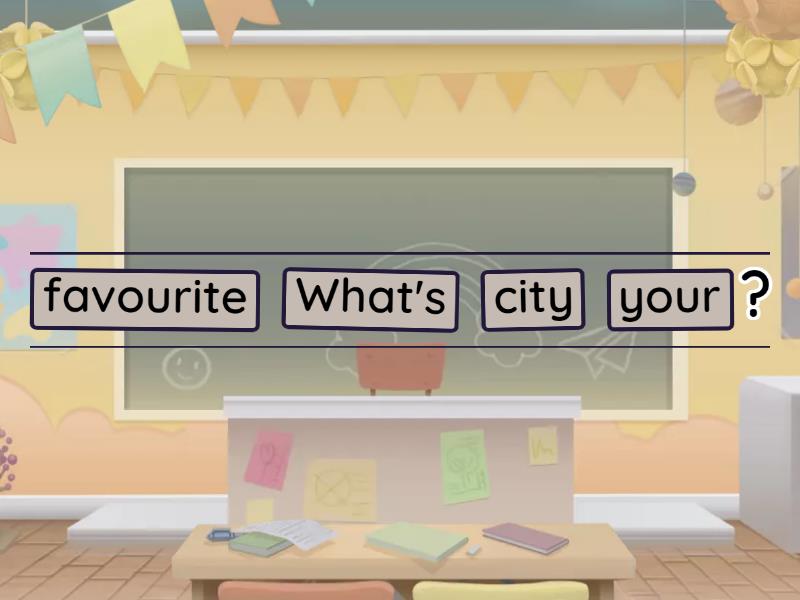 QUESTION WORDS 2C II - Reordenar