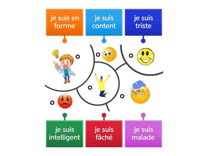 comment tu te sens - Labelled diagram