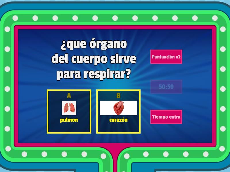 El cuerpo humano - Gameshow quiz