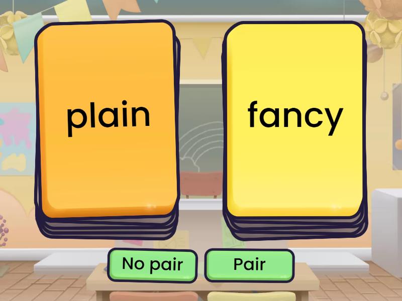 Grade 3 unit 6 vocabulary set1 - Pair or No Pair