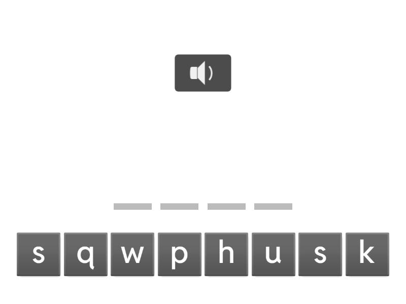 YL 2B Unit 15 (A) - Spell the word