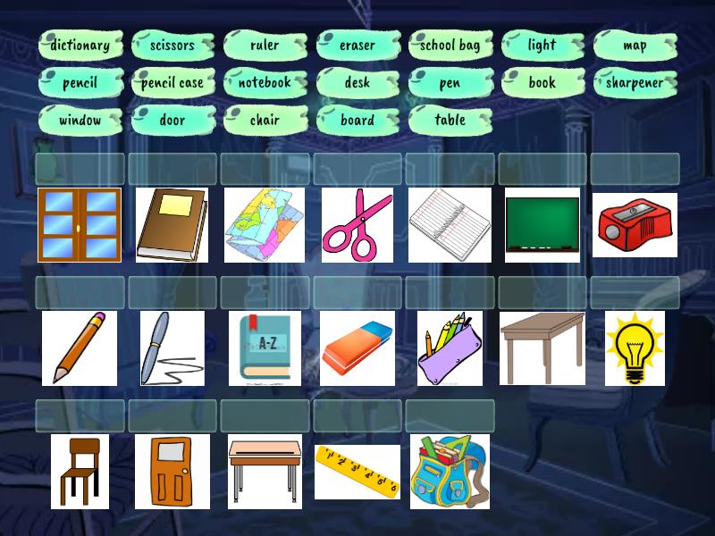 Classroom Objects - Відповідники