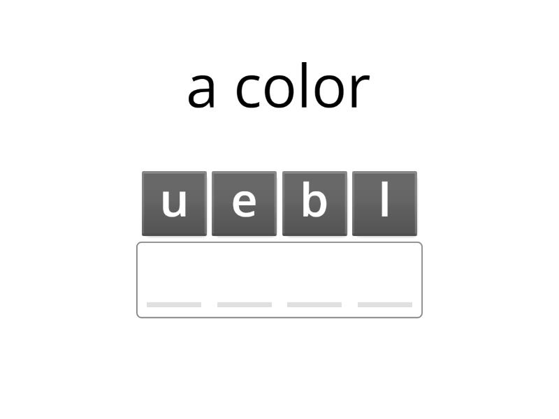 - Vowel Digraphs oo, ue, ew, ui - Anagram