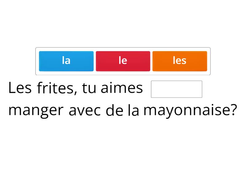 Pronoms objet direct et indirect - Quiz - Complete the sentence
