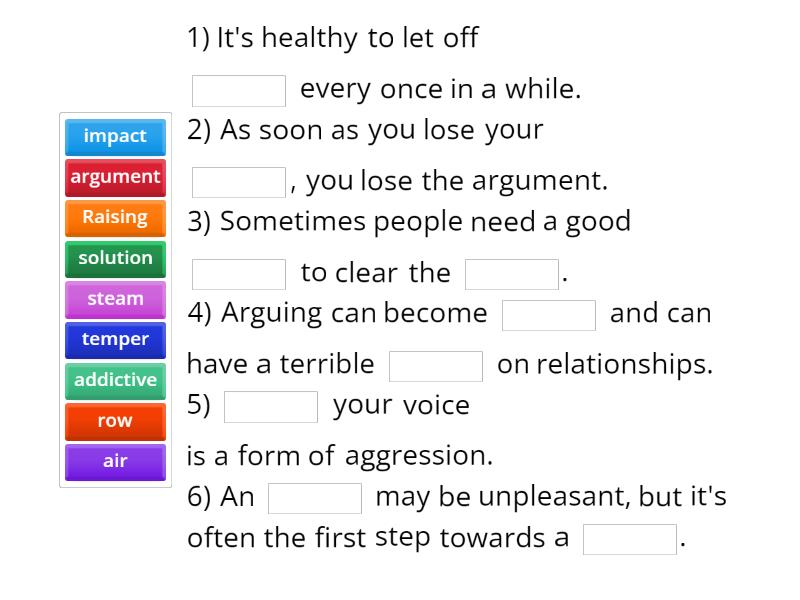 Outcomes Advanced Unit 6 - Complete the sentence