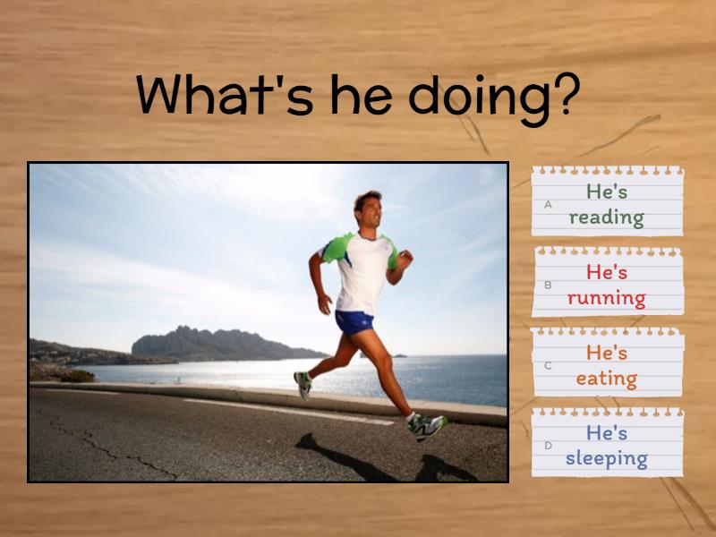 What are they doing? What's he/she doing? - Quiz