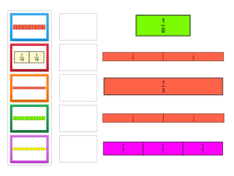 Simplifying Fractions - Match up