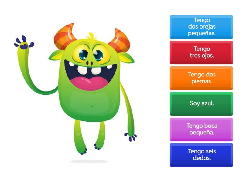 Monstruos - partes del cuerpo - Quiz