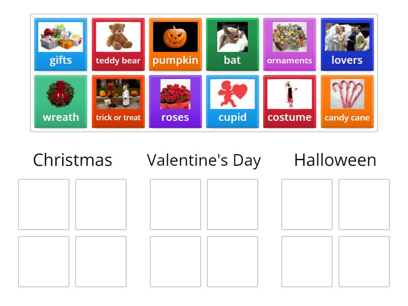Holidays - Group sort
