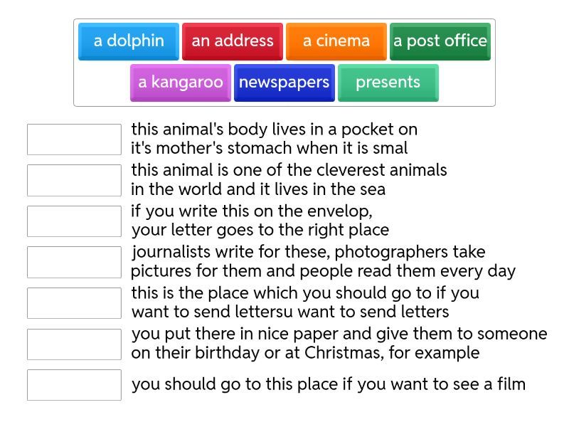 Reading Part 1 - Permainan Pencocokan