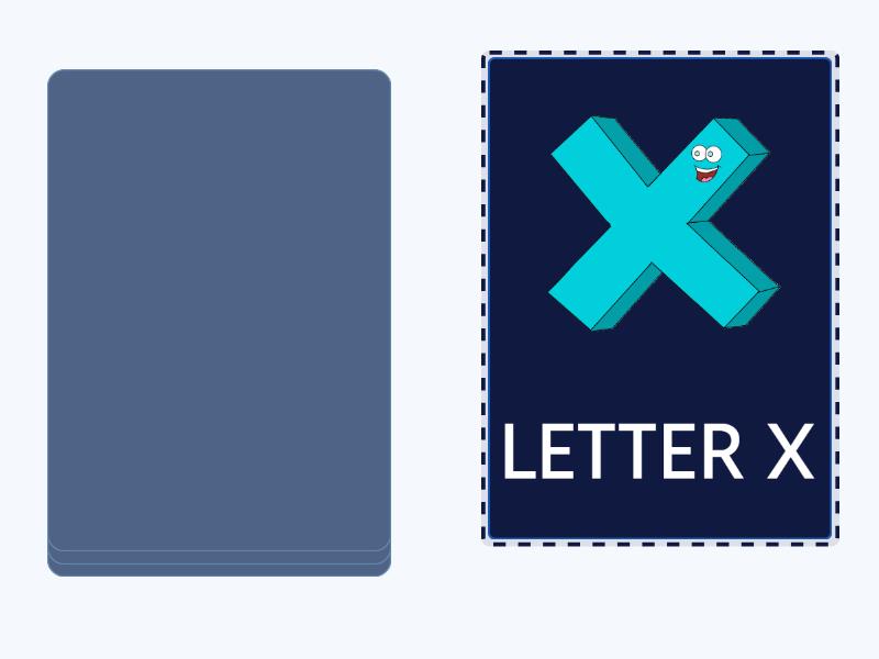 AS1_LETTER W, X - Speaking cards