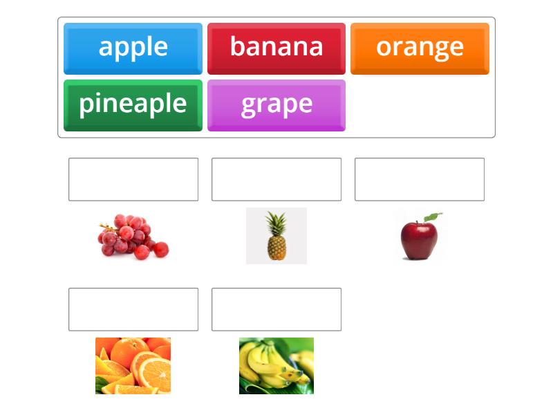 fruit - Match up