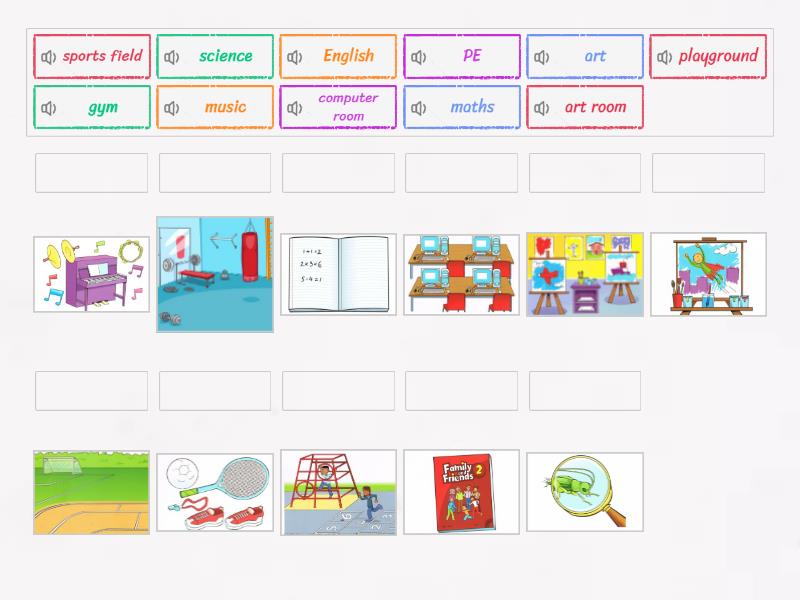 FF2 Unit 5 (all words) - Match up