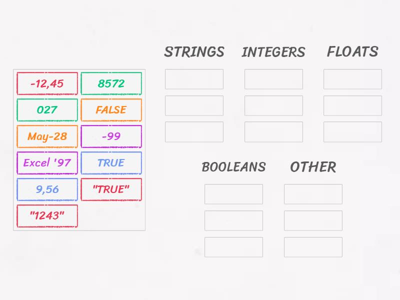 Tipos de Variables - Group sort