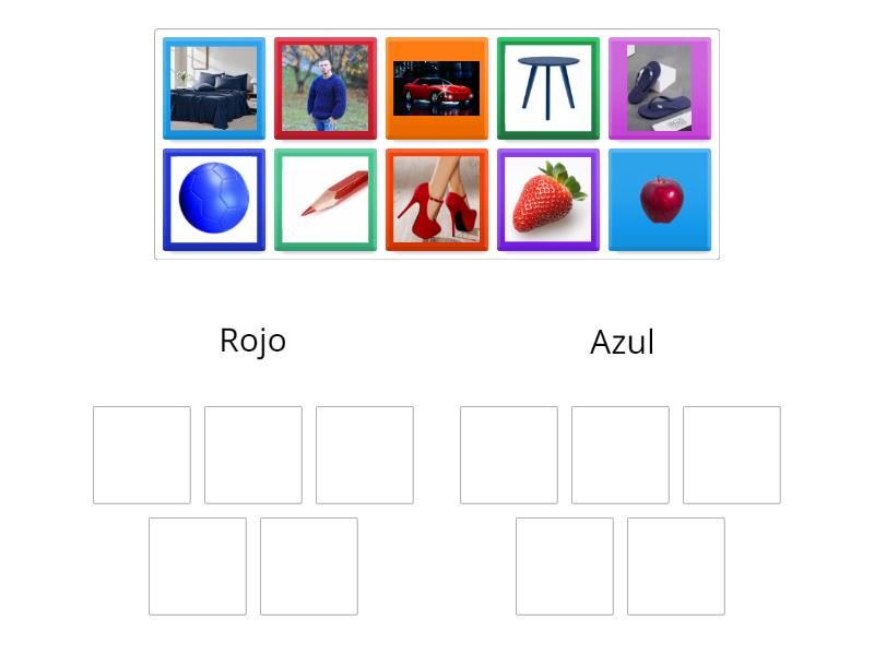 Identifica el color correcto - فرز المجموعات