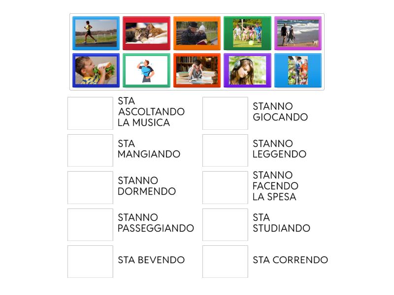 STARE + GERUNDIO - Match up