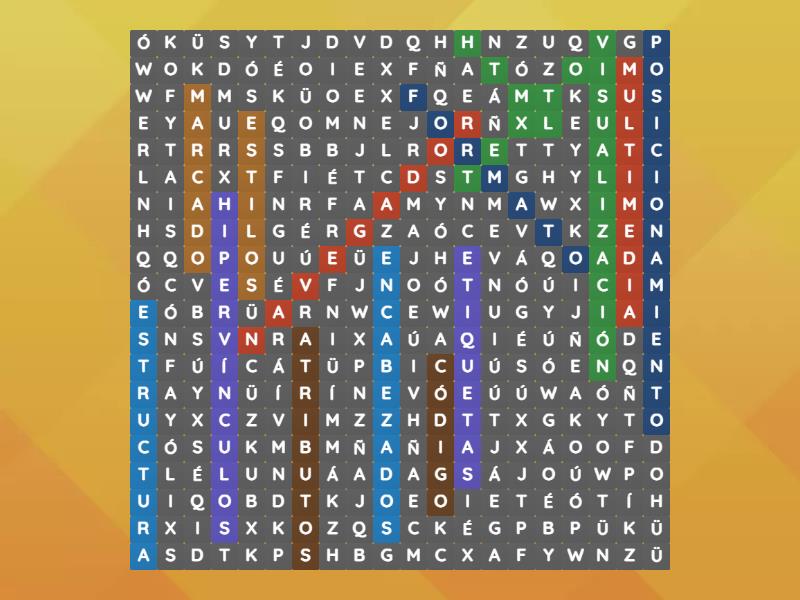 ELEMENTOS DE HTML - Wordsearch