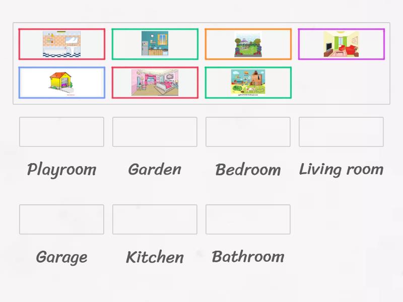 Grade 3-Unit 6-My house - Match up