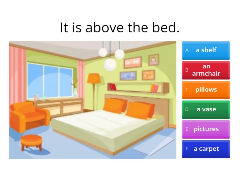 My room vocabulary - Quiz