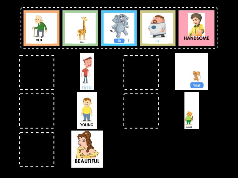 K1 Match the Opposite Adjectives - Match up