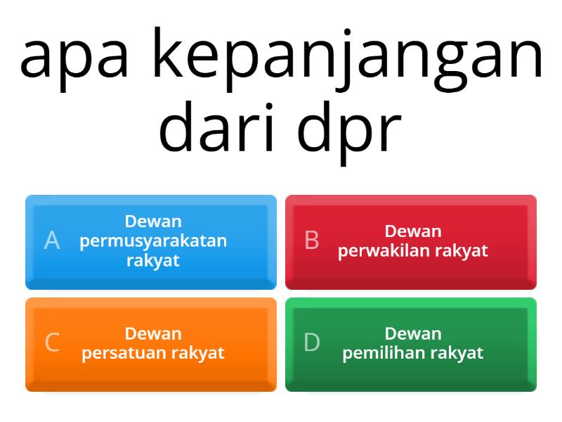 SOAL DPR - Quiz