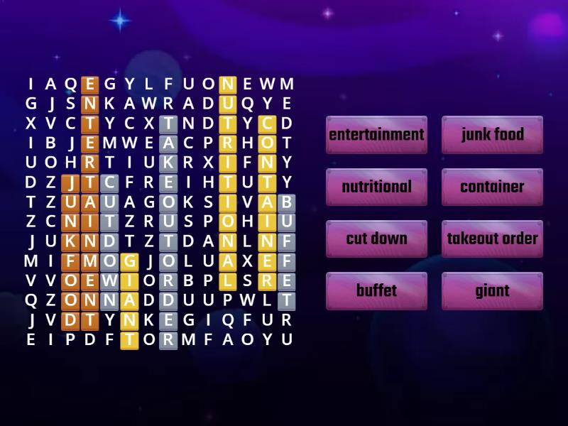 Learning new vocabulary - Lesson 4. Writing - Wordsearch Learning new vocabulary - Lesson 4. Writing - Wordsearch