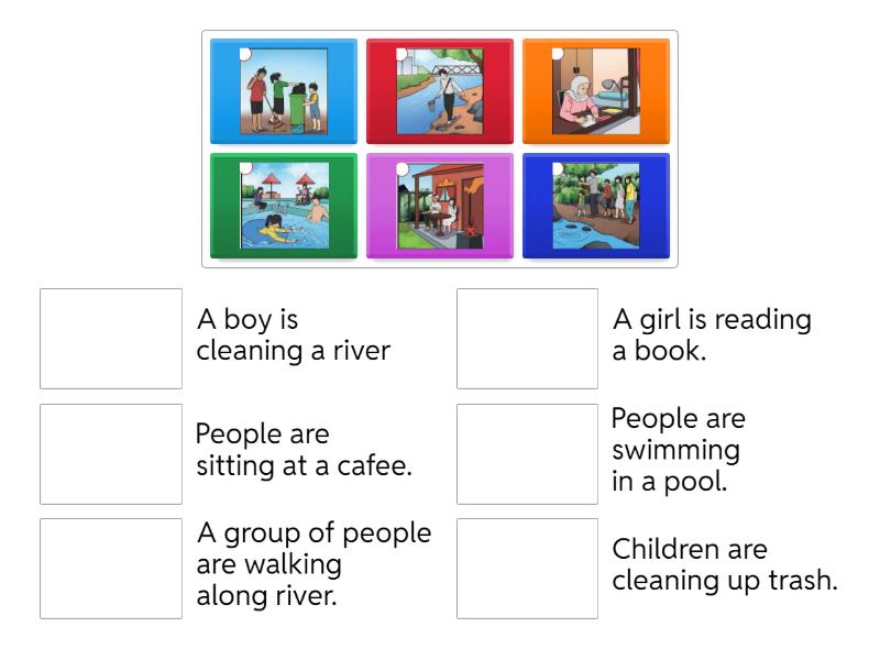 Let's match the picture with the words! - Match up