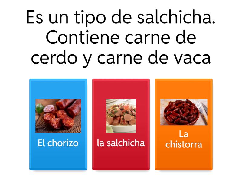 Adivina la comida - Quiz
