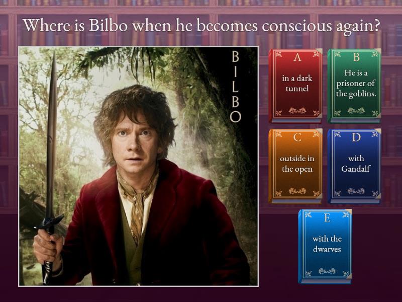 The Hobbit chapter 5 - Quiz
