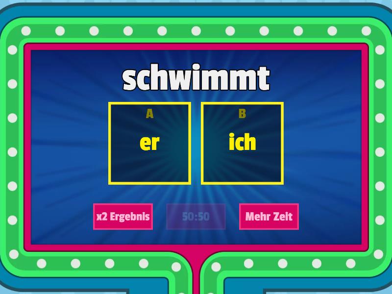 Was ist richtig? Was machst du gern? - Gameshow quiz