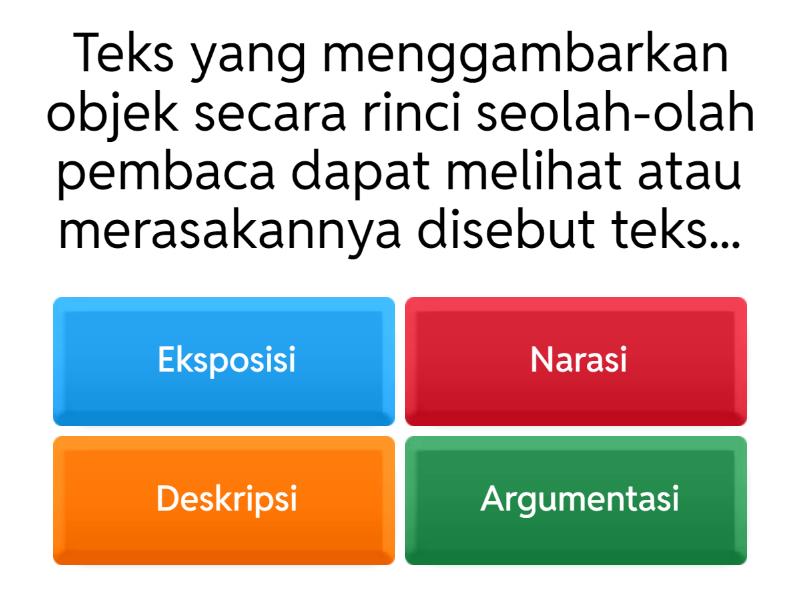 Teks Deskripsi - Quiz