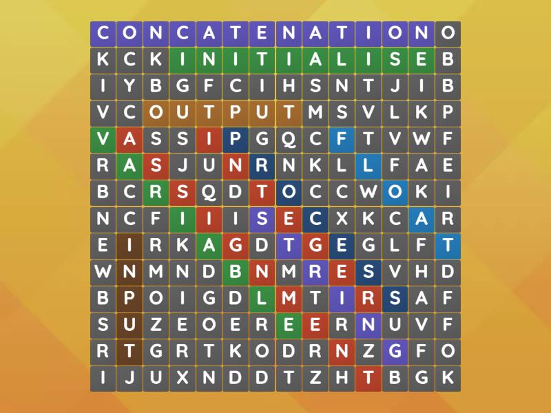 Python Lesson 3 Starter - Wordsearch