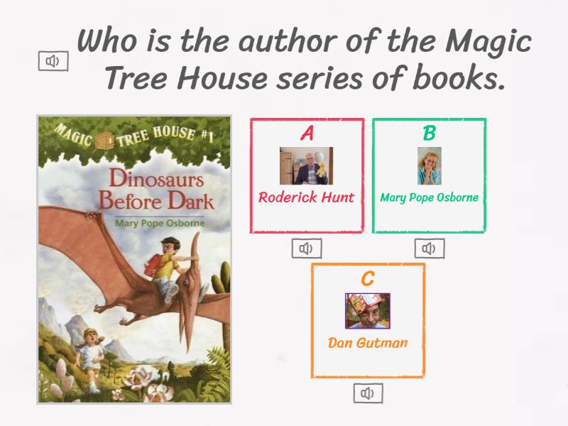 Magic Tree House Dinosaurs Before Dark Chapters 1-3 - Quiz