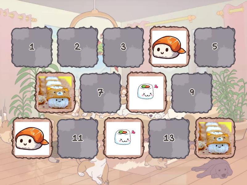 Sushi Match - Matching pairs