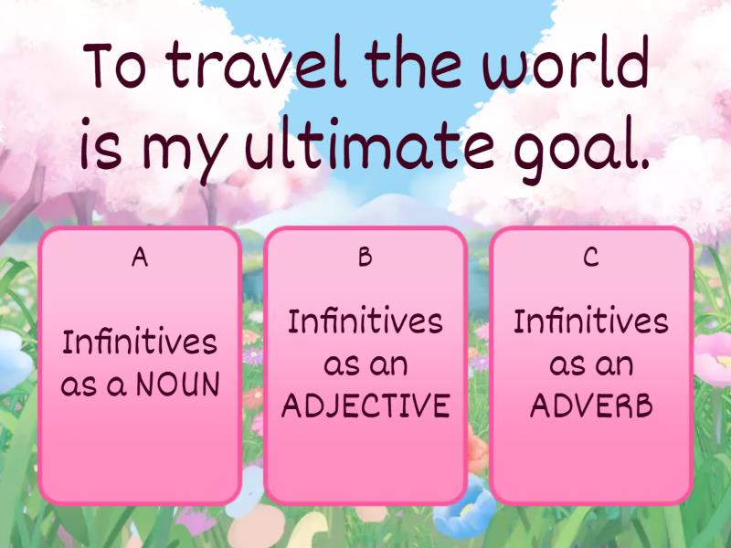 INFINITIVES - Quiz
