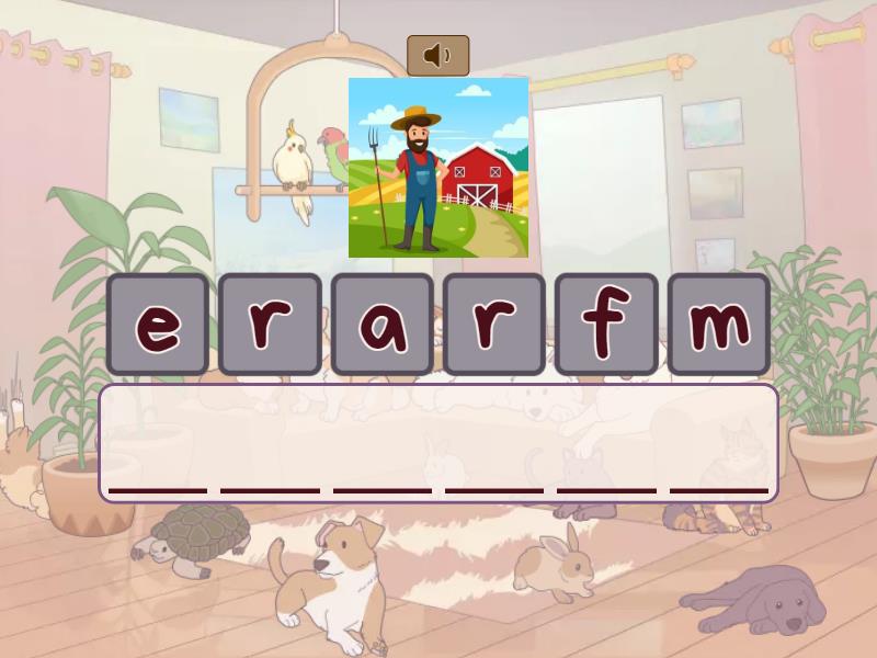 Grade 2 - GE - Farm things - Anagram