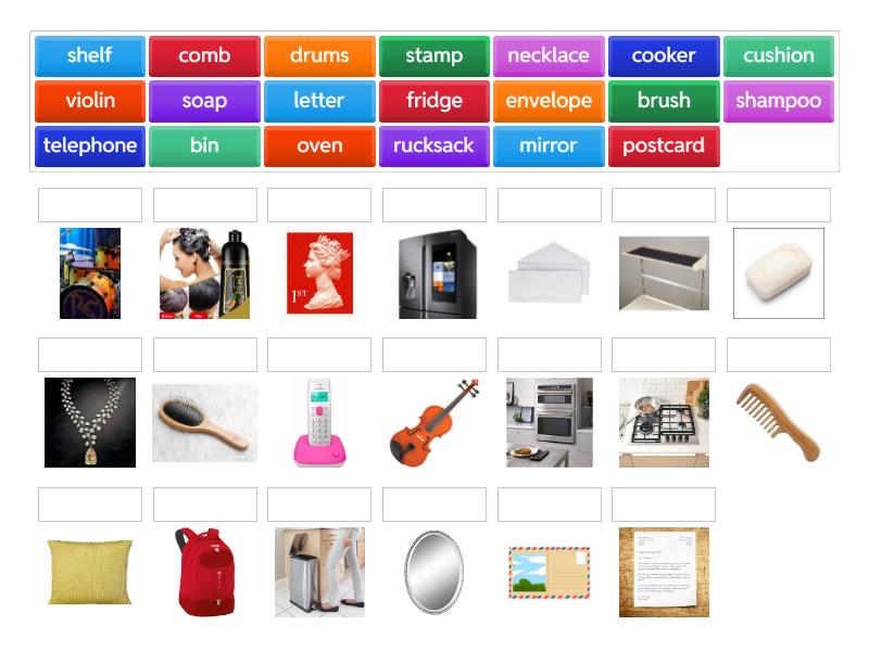 Household Items - Match up