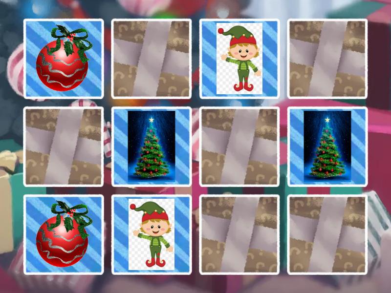MEMORY NAVIDAD - Matching pairs