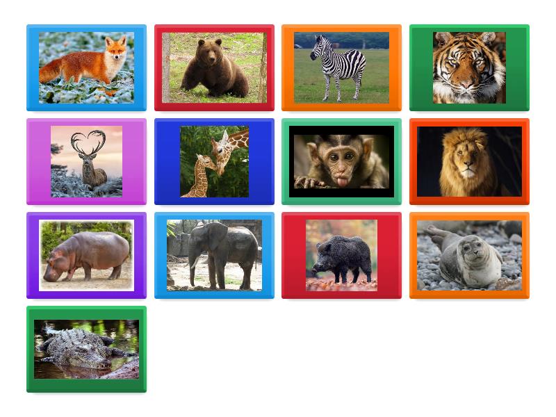 Die Wildtiere - Flip tiles