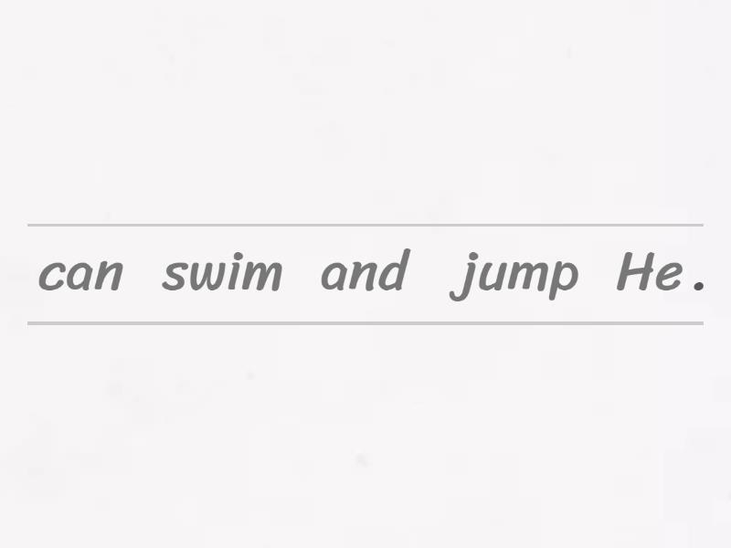 AS1 U5 and - Unjumble