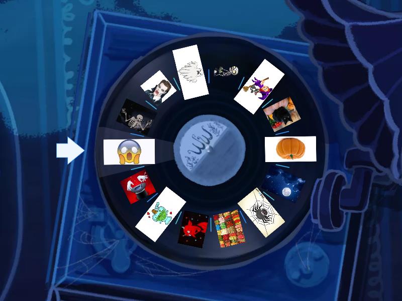 Ruleta vocabulario Halloween - Spin the wheel